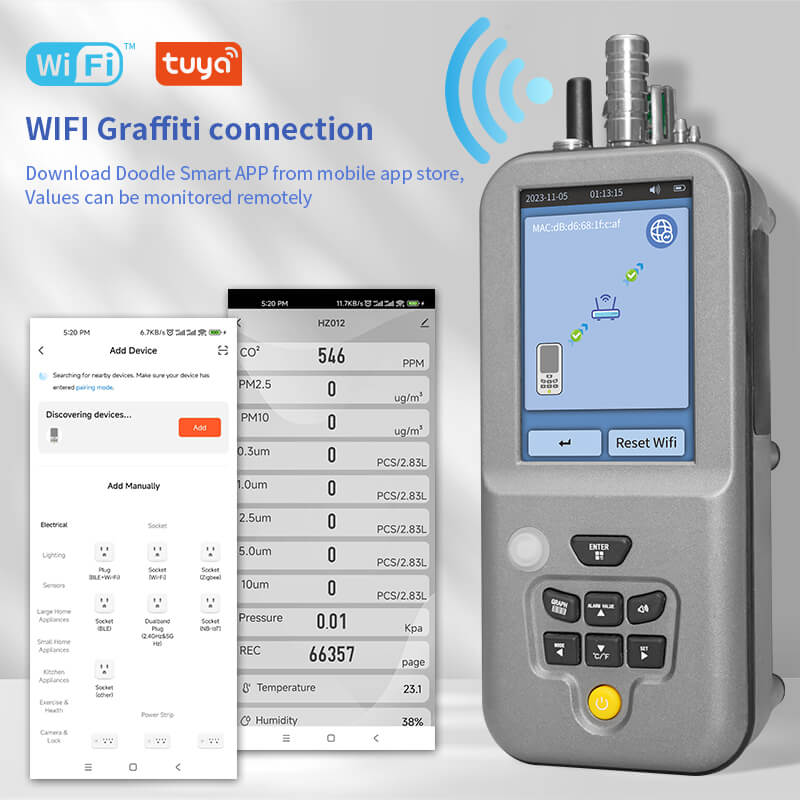 100 level clean room laser dust particles counter Multi-functions with ...